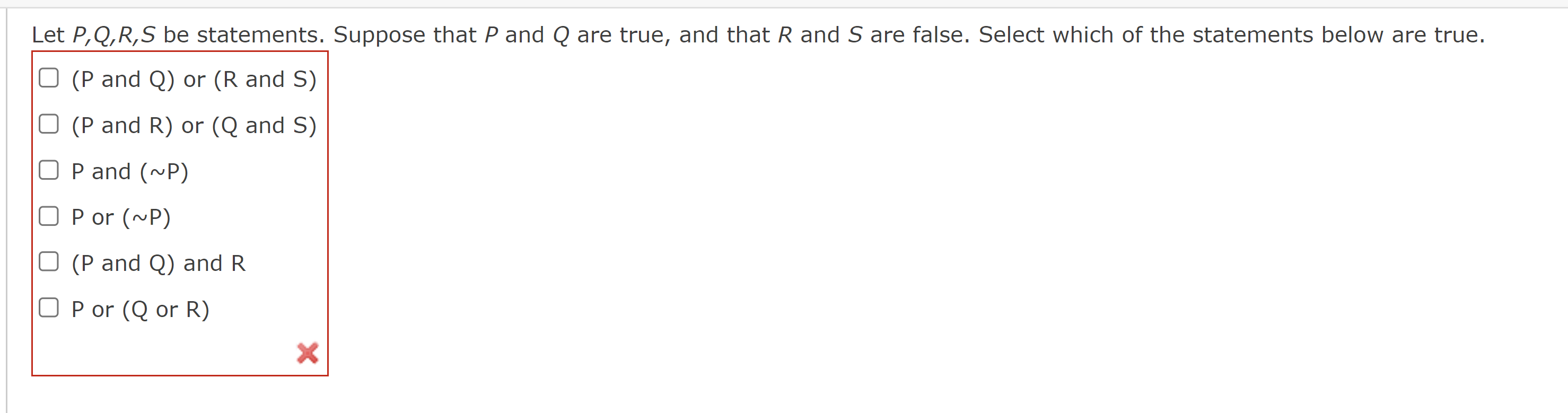 Solved Let P,Q,R,S be statements. Suppose that P and Q are | Chegg.com