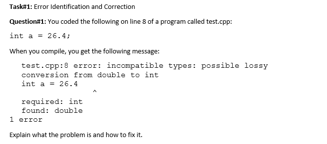 Solved Course name: CS1133 – Introduction to Programming | Chegg.com