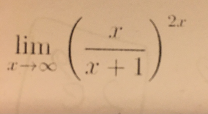 Solved lim (r%) | Chegg.com