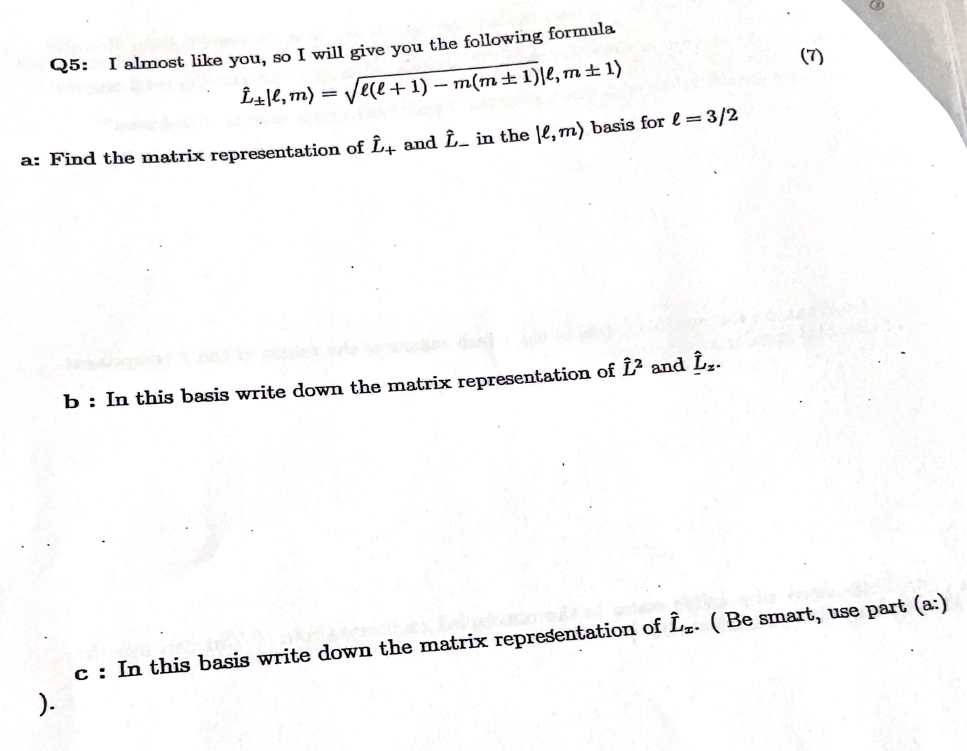 Solved Q5: I almost like you, so ﻿I will give you the | Chegg.com