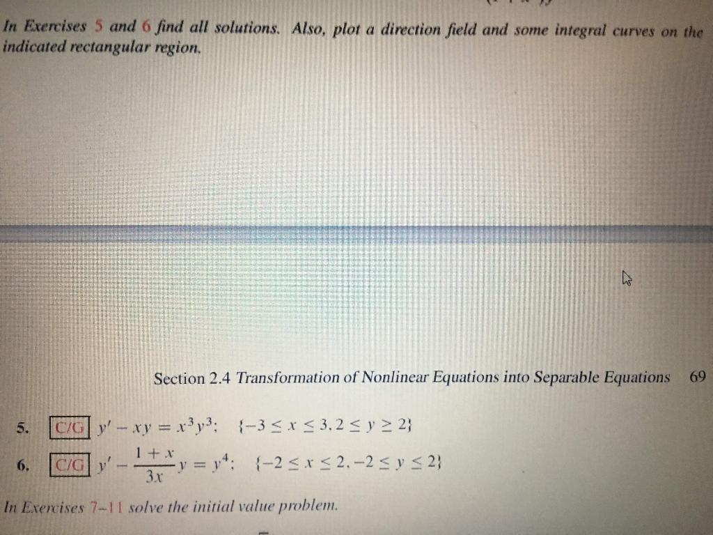 Solved Problems 5 (Plot direction field), 9, and 17, solve | Chegg.com