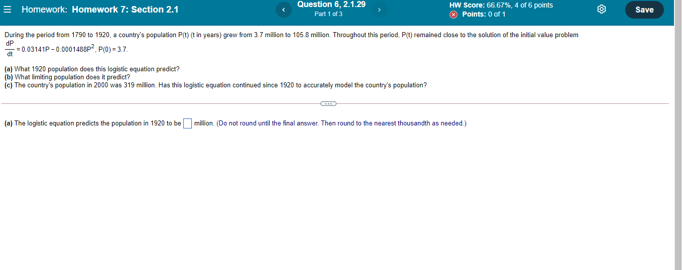 Solved Homework Homework 7 Section 2 1 Question 6