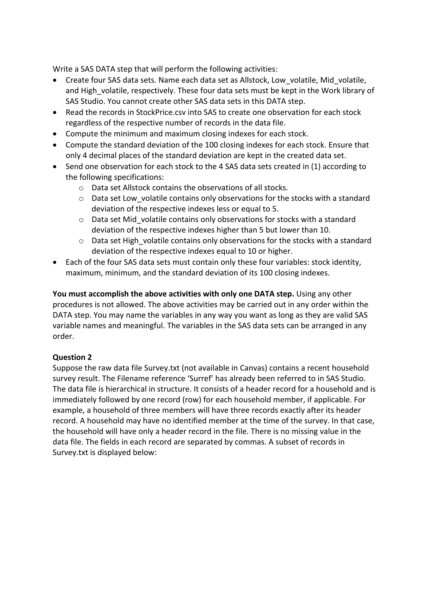 Solved Assignment 1 - You must complete the assignment by | Chegg.com