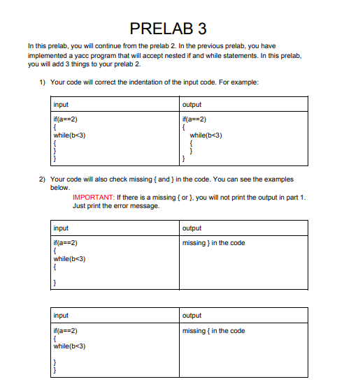 Solved PRELAB 3 In this prelab, you will continue from the | Chegg.com