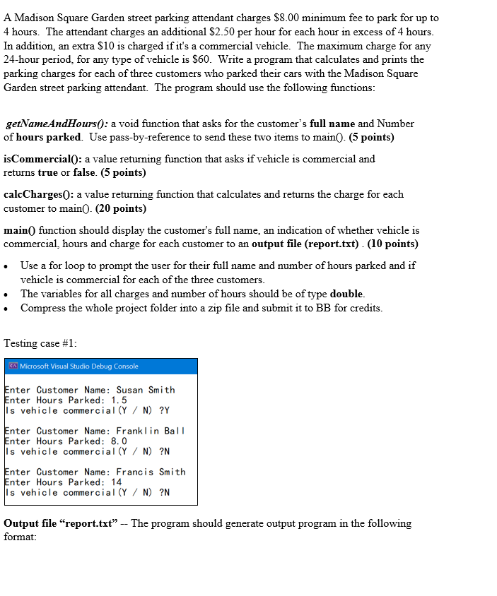 Solved A Madison Square Garden street parking attendant | Chegg.com