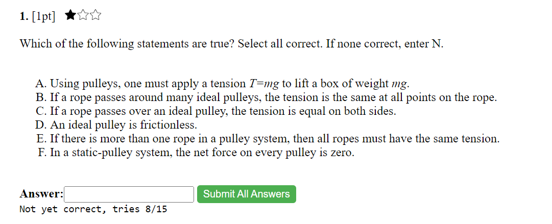 Solved Which of the following statements are true? Select | Chegg.com