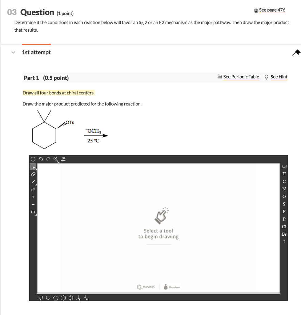 Solved 03 Question (1 point) e See page 476 Determine if the | Chegg.com