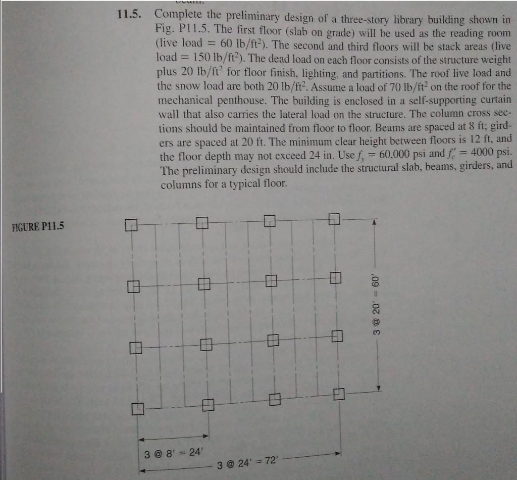 Solved 11.5. Complete the preliminary design of a | Chegg.com