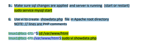 Solved 2. Install all PHP server components on remote Linux | Chegg.com