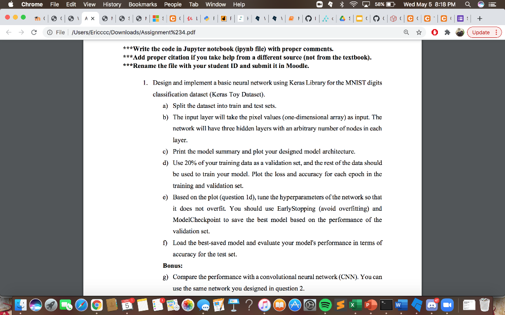 Solved Chrome File Edit View History Bookmarks People Tab | Chegg.com