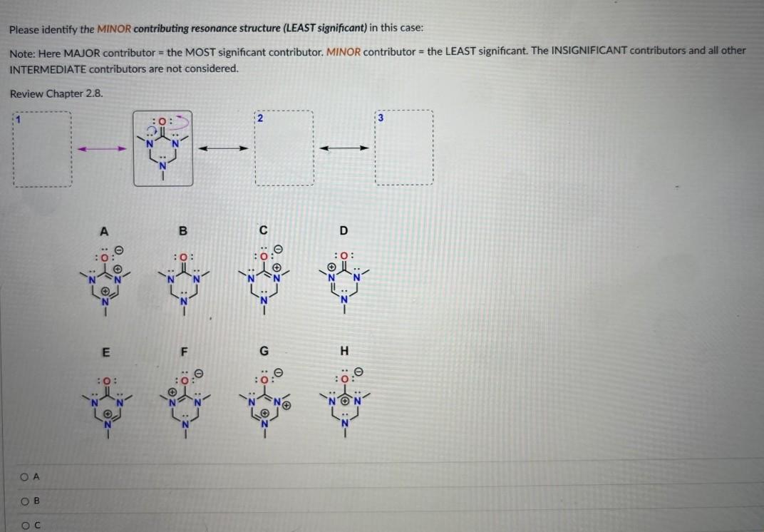 Solved Please select ALL plausible Lewis Dot structures | Chegg.com