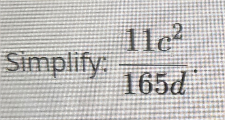 Solved Simplify: 165d11c2 | Chegg.com
