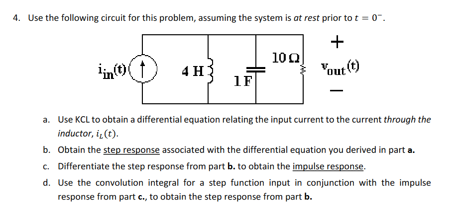 Solved Use the following circuit for this problem, assuming | Chegg.com