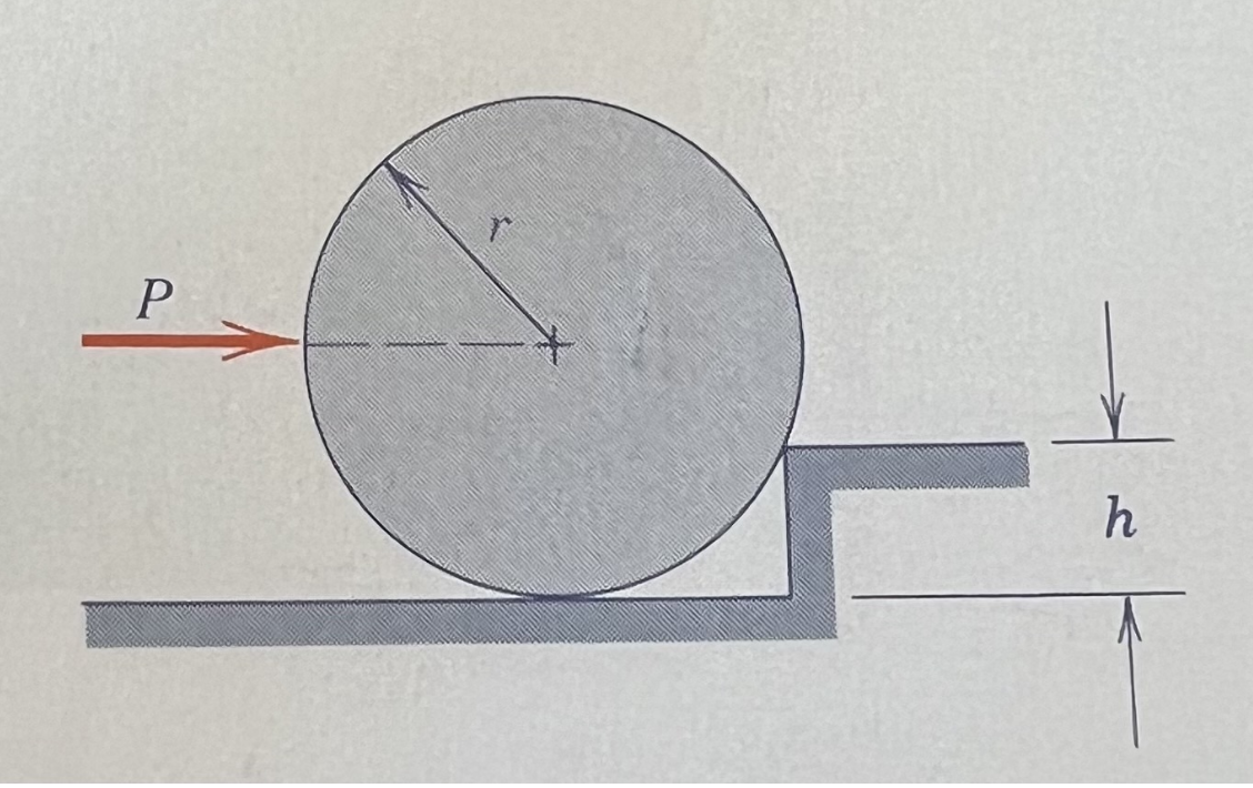 Solved Determine the force P required to roll the 100 kg | Chegg.com