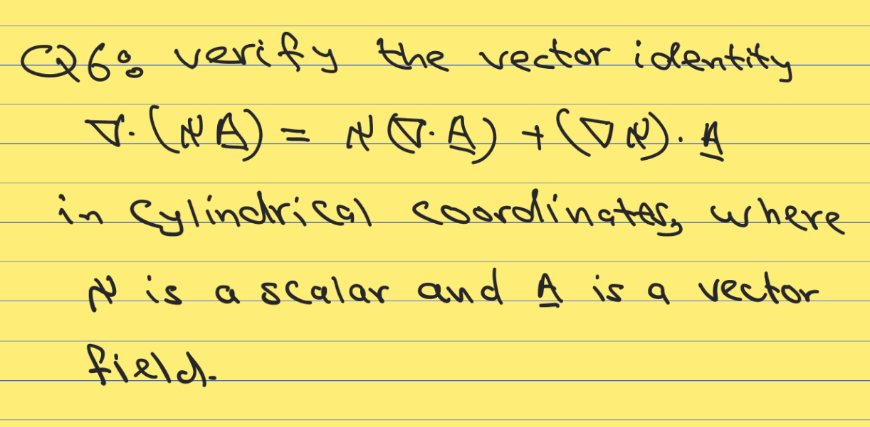 Solved Q6: verify the vector | Chegg.com