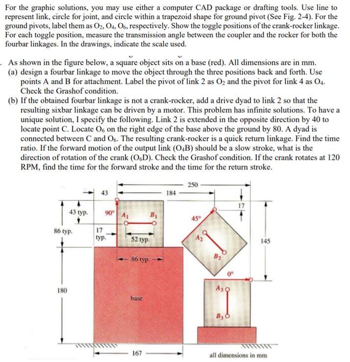 Solved For the graphic solutions, you may use either a | Chegg.com