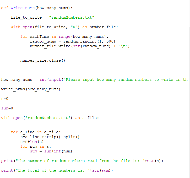 Solved How do I get this program to give me the average of | Chegg.com