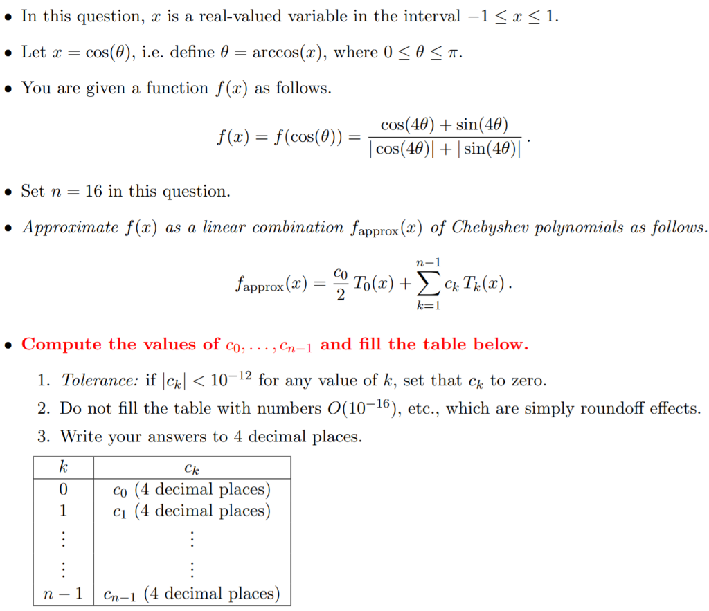In this question, x is a real-valued variable in | Chegg.com