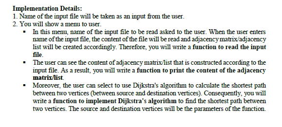 Solved In this project, you are expected to develop a | Chegg.com