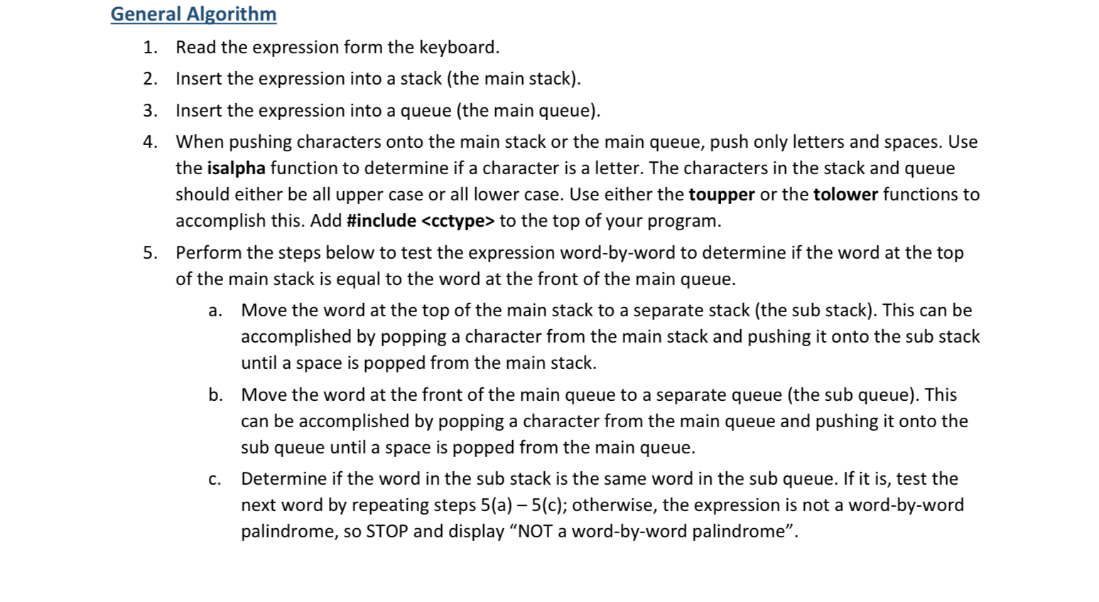 Solved CSC 2844 Data Structures with C++ Chapter 8: Queues | Chegg.com