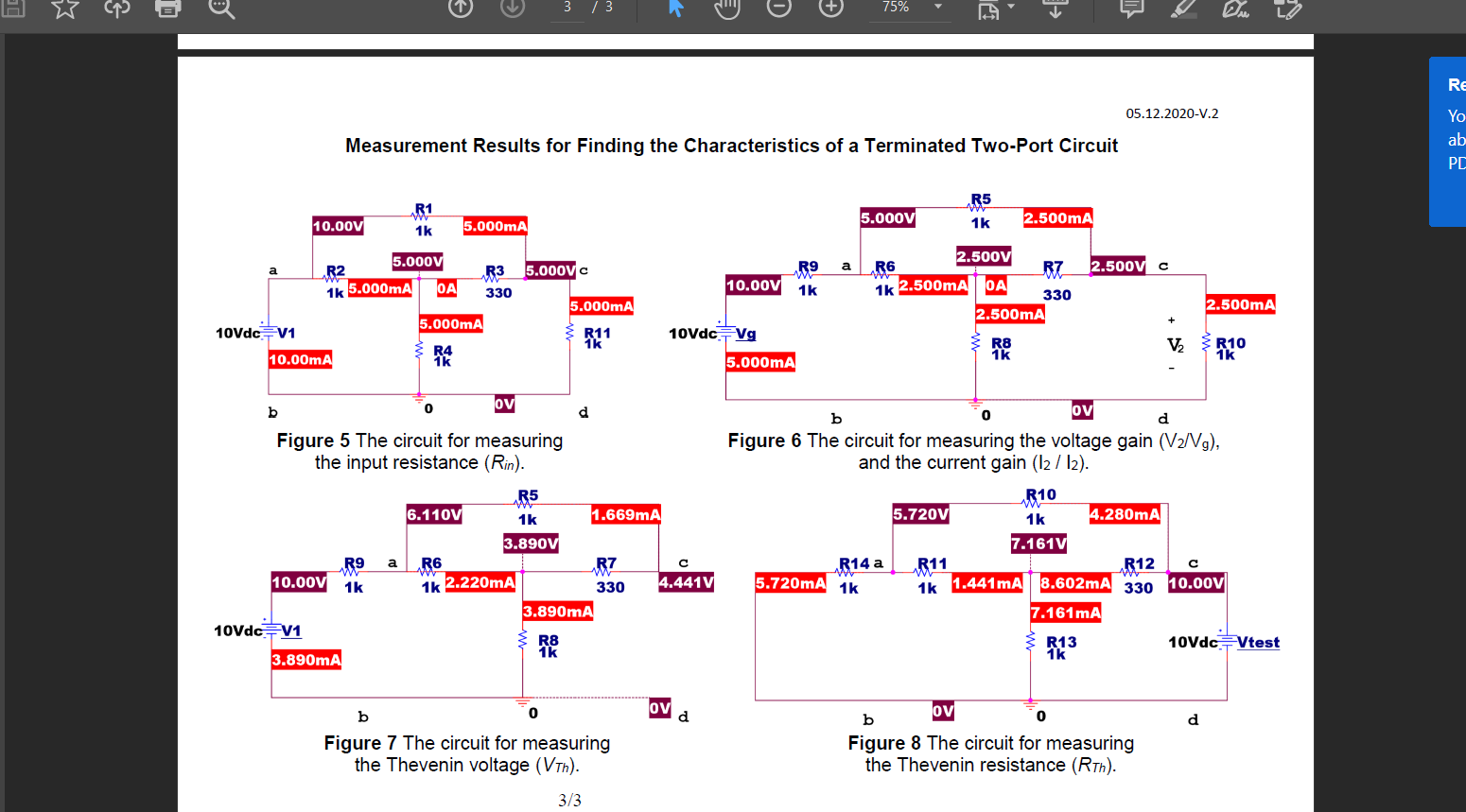 Solved 1. The terminal equations of a two-port circuit in | Chegg.com