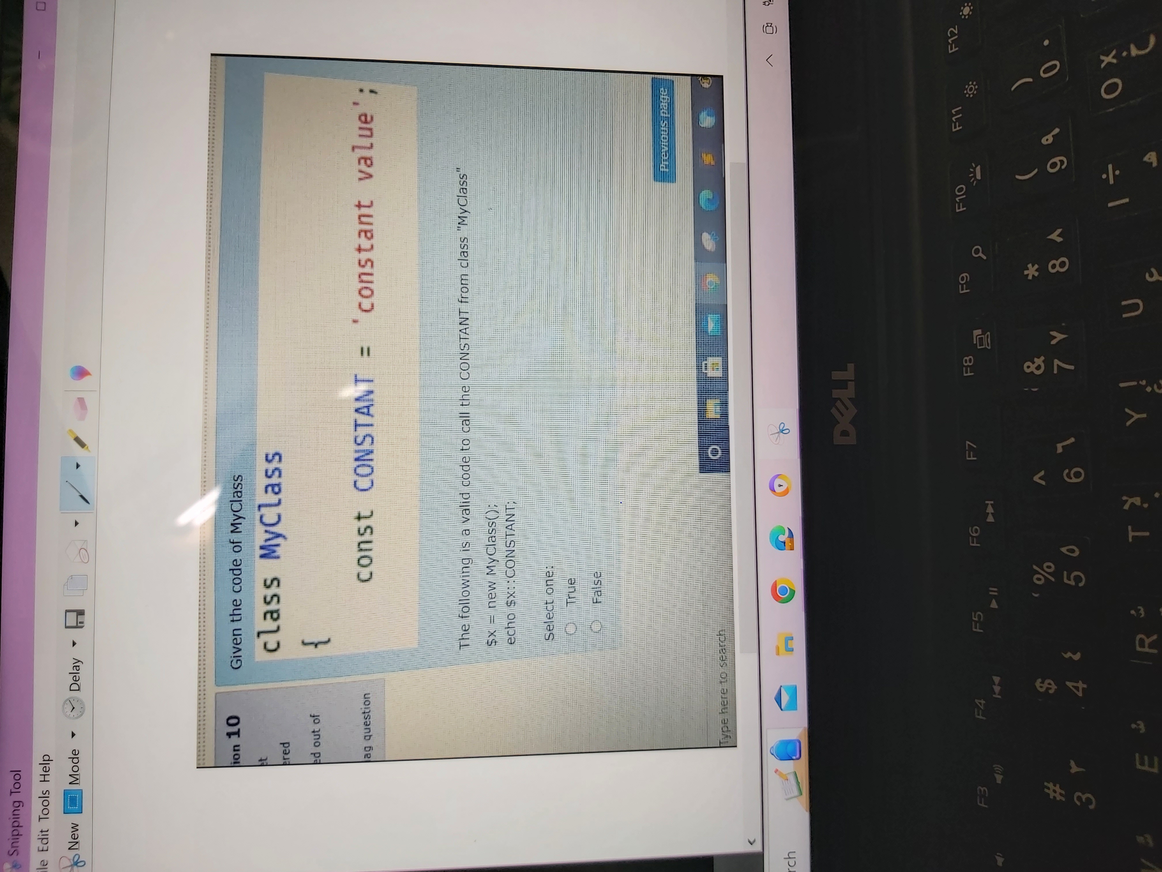 Solved const CONSTANT =?' ﻿constant value ;The following is | Chegg.com