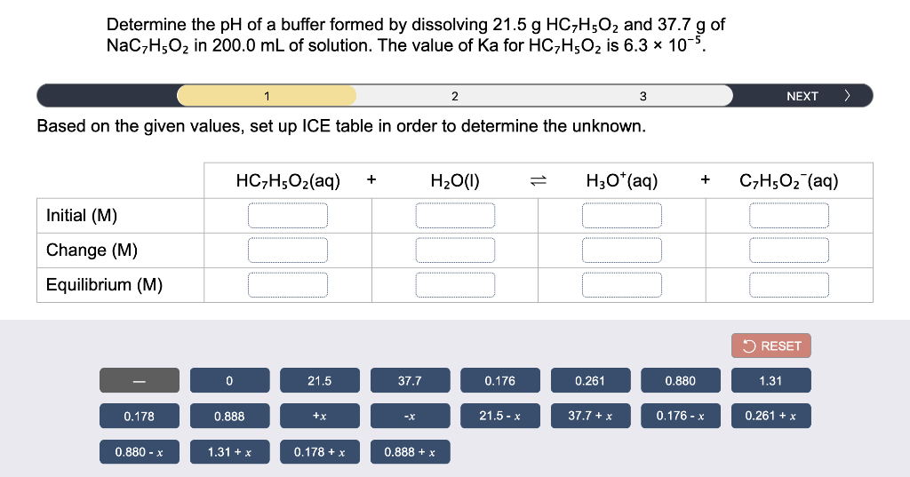 Solved Determine the pH of a buffer formed by dissolving | Chegg.com
