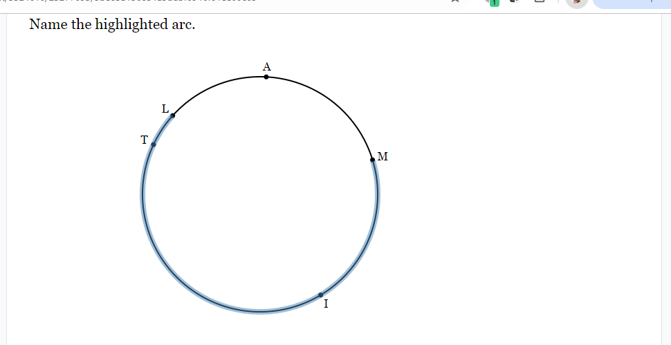 Solved Name the highlighted arc. | Chegg.com