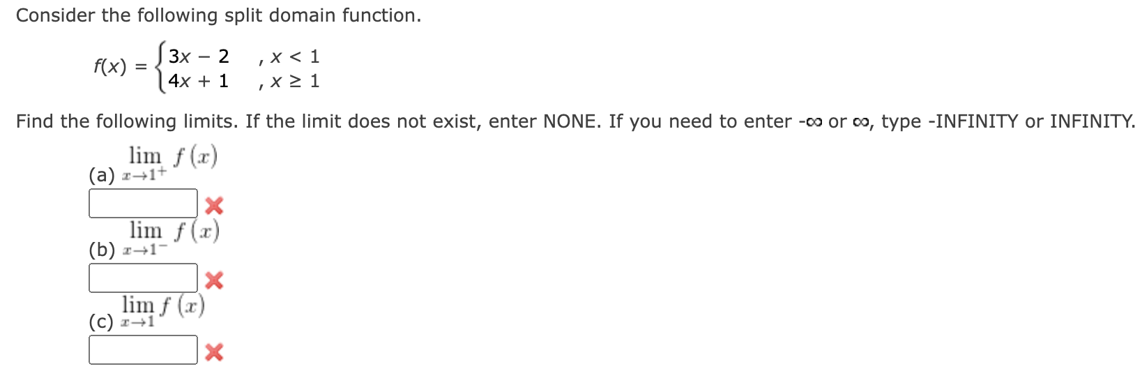 Solved Consider the following split domain | Chegg.com