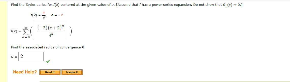 Solved Find the Taylor series for f(x) centered at the given | Chegg.com