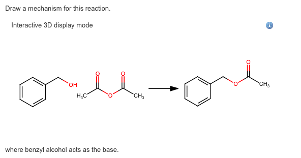 Solved Draw a mechanism for this reaction. Interactive 3D | Chegg.com