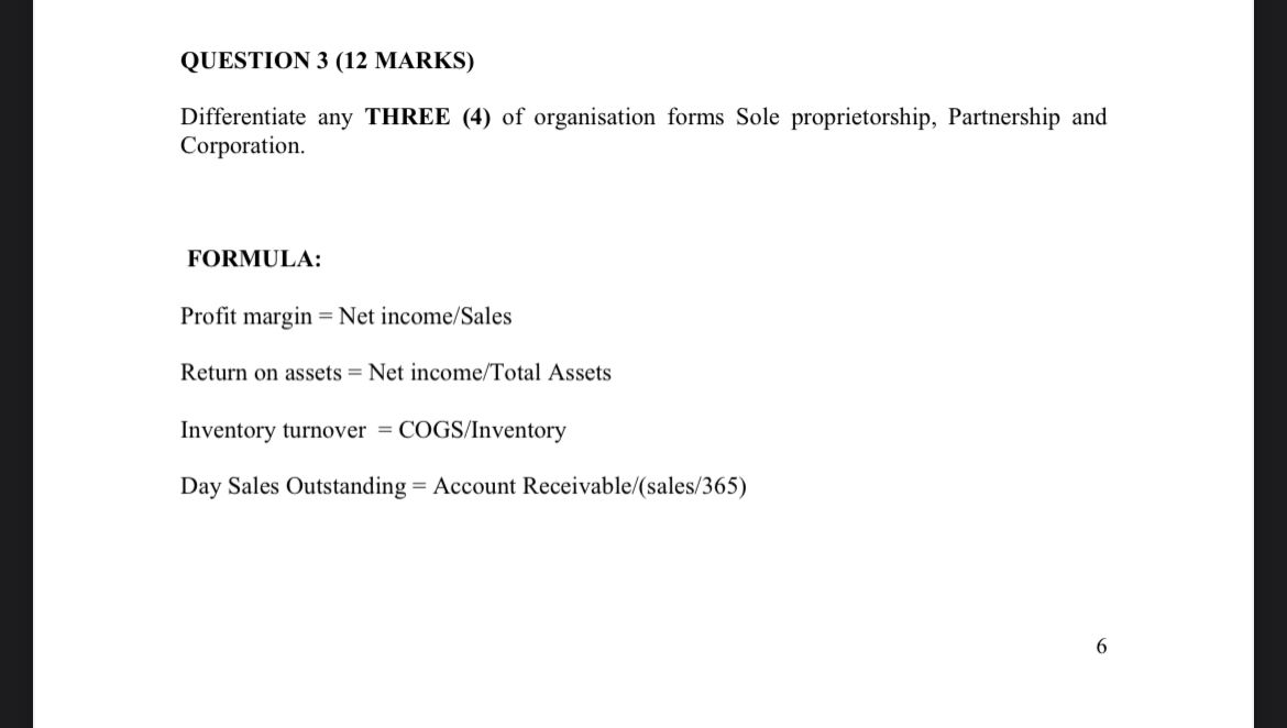 Solved QUESTION 3 (12 MARKS) Differentiate any THREE (4) of | Chegg.com
