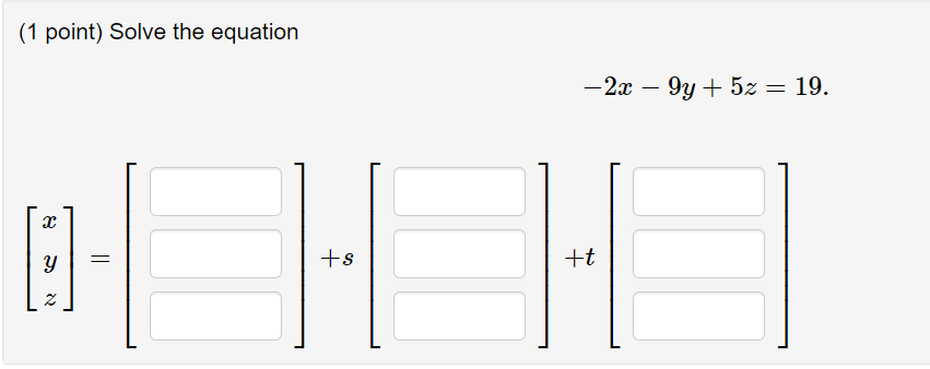 Solved (1 point) Determine the value of h such that the | Chegg.com