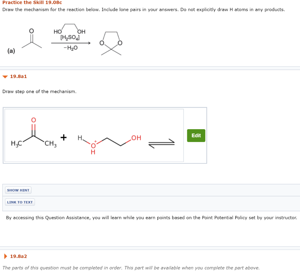 Solved Practice the Skill 19.08d Draw the mechanism for the | Chegg.com