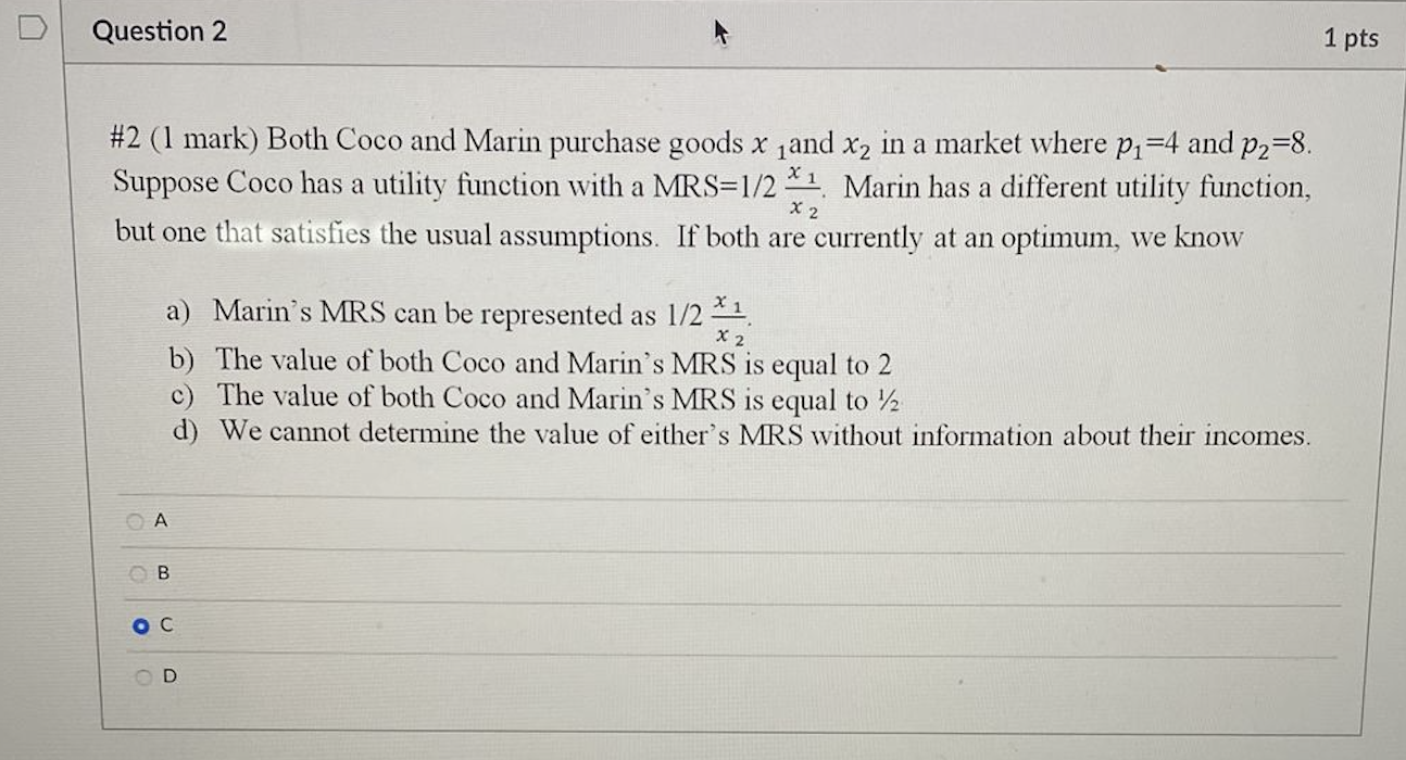 Solved Both coco and Martin purchase goods x1 and x2 in a | Chegg.com