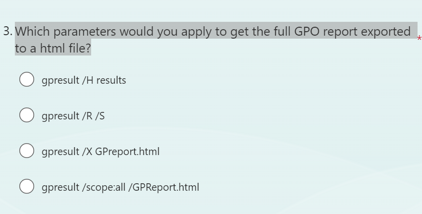 Solved 3. Which parameters would you apply to get the full | Chegg.com