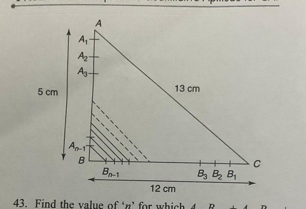 Solved 43. Find the value of ' n ' for which | Chegg.com