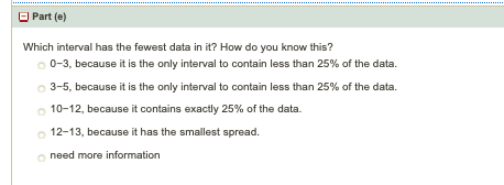 Solved Consider the following box plot. 03 10 12 13 Part (a) | Chegg.com