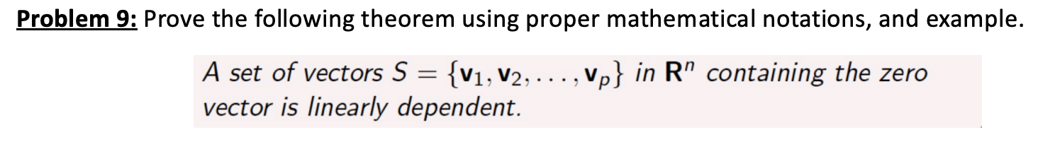Solved Problem 9: Prove the following theorem using proper | Chegg.com