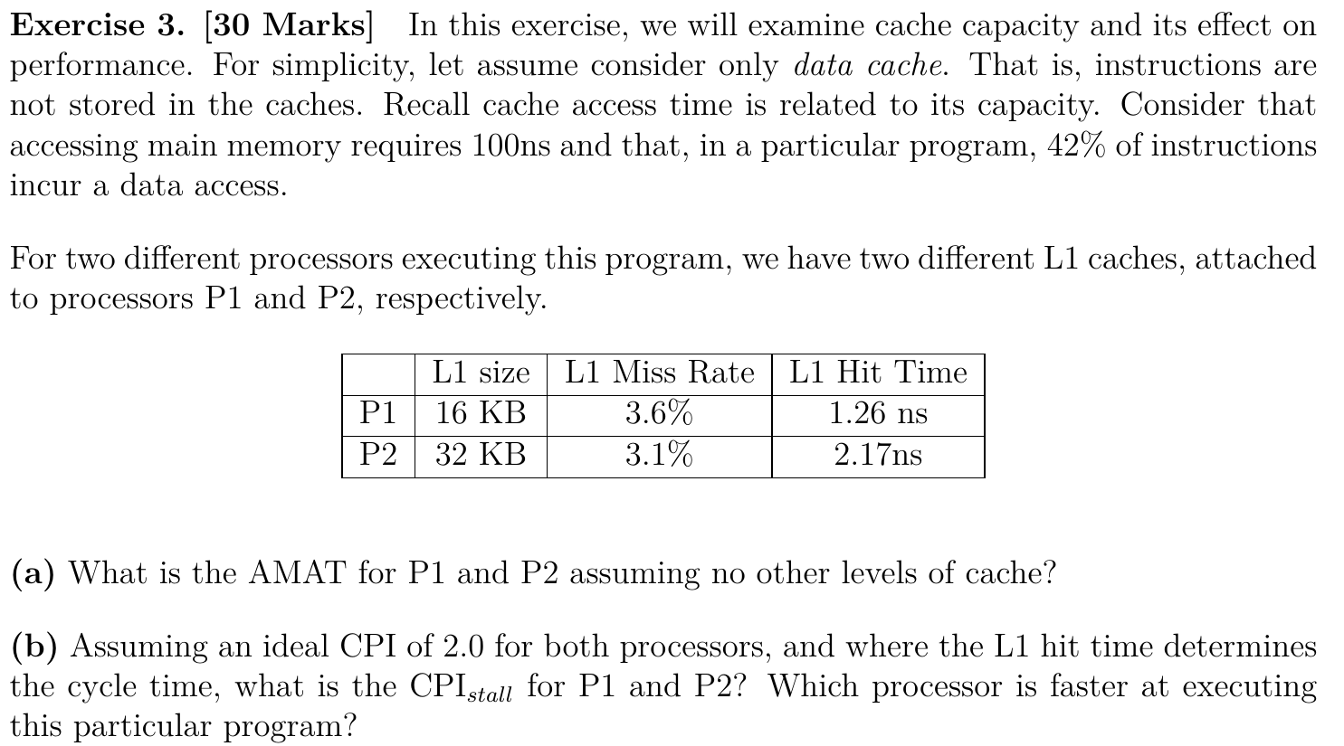 Solved Exercise 3. [30 Marks] In this exercise, we will | Chegg.com
