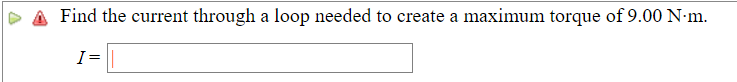 Solved (6\%) Problem 12: Consider a loop with 50 square | Chegg.com