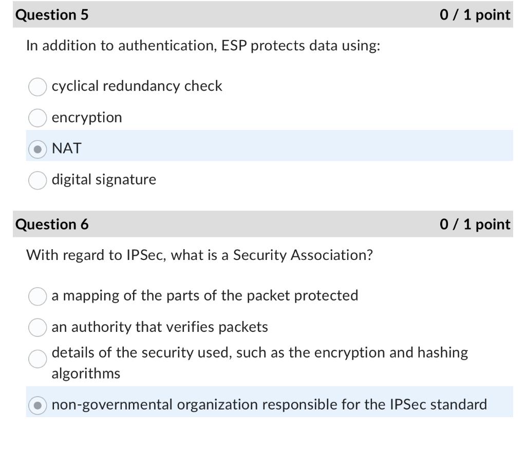 Solved How does AH provide authentication? Integrity Check | Chegg.com