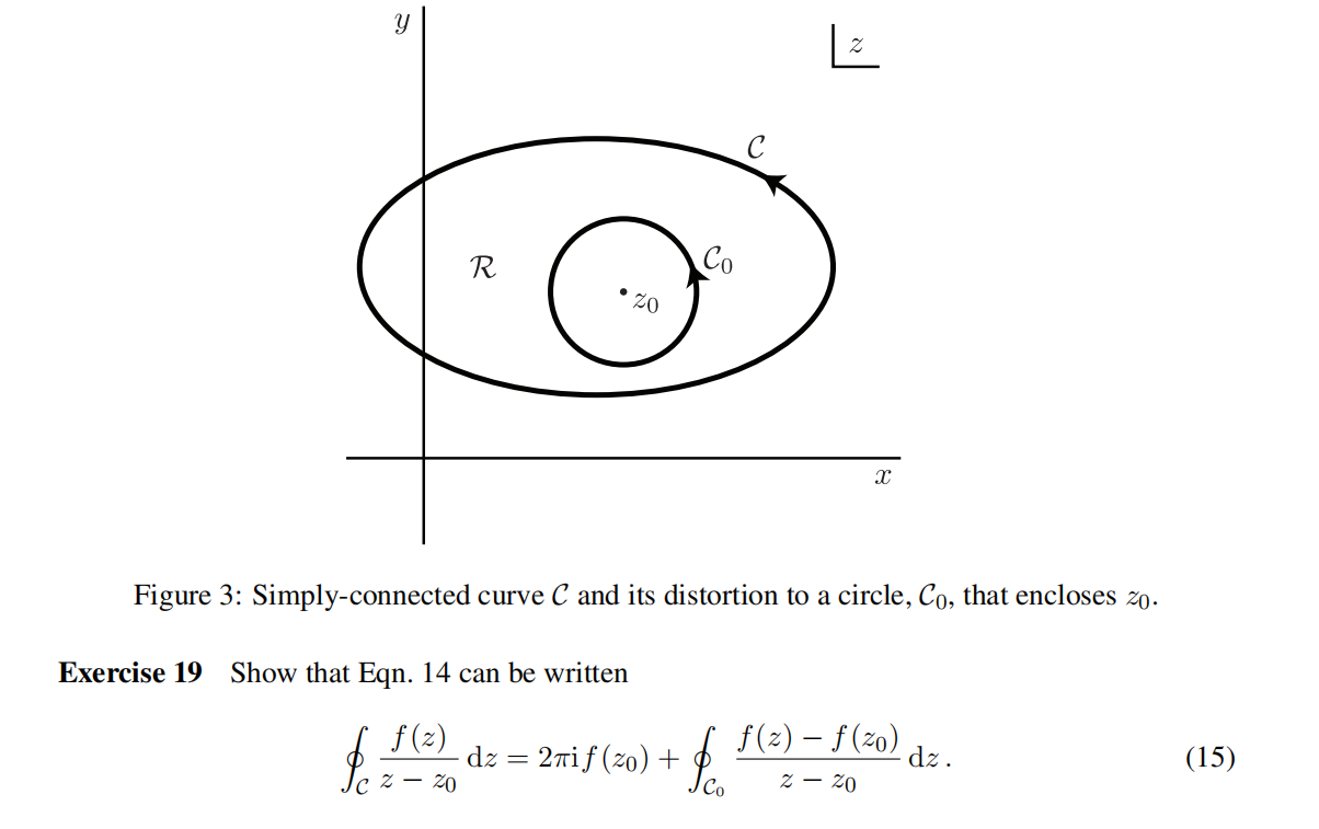 Solved 2.2 Cauchy's Theorem df dz Theorem 1 (Cauchy) If f(z) | Chegg.com