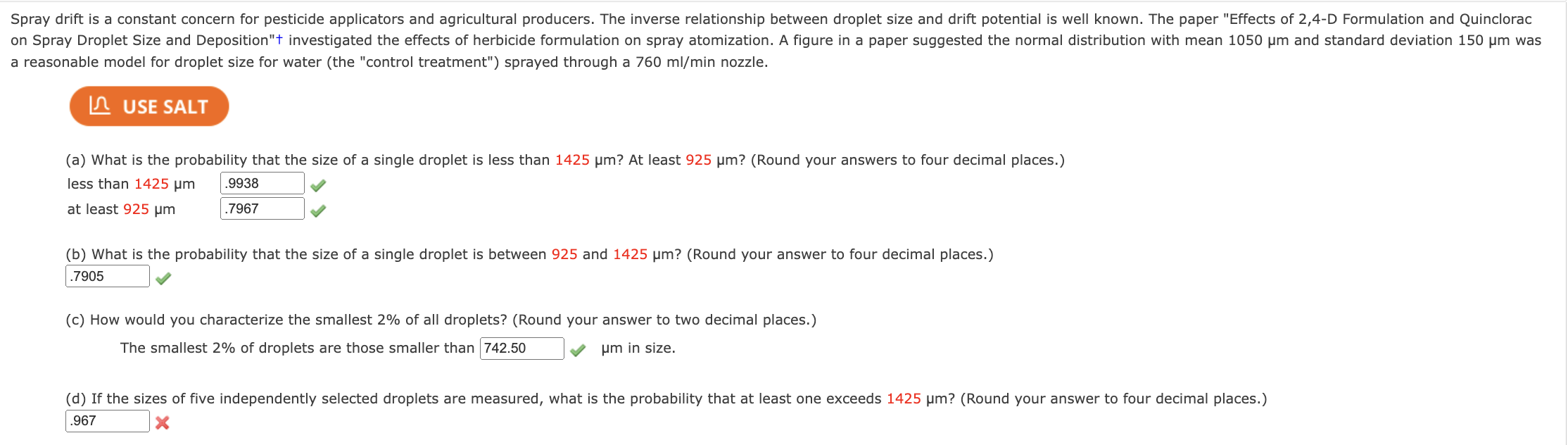 Solved need answer for part D. ﻿past answers for this part d | Chegg.com
