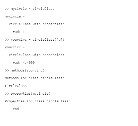 Solved Create a class circleClassthat has a property for the | Chegg.com