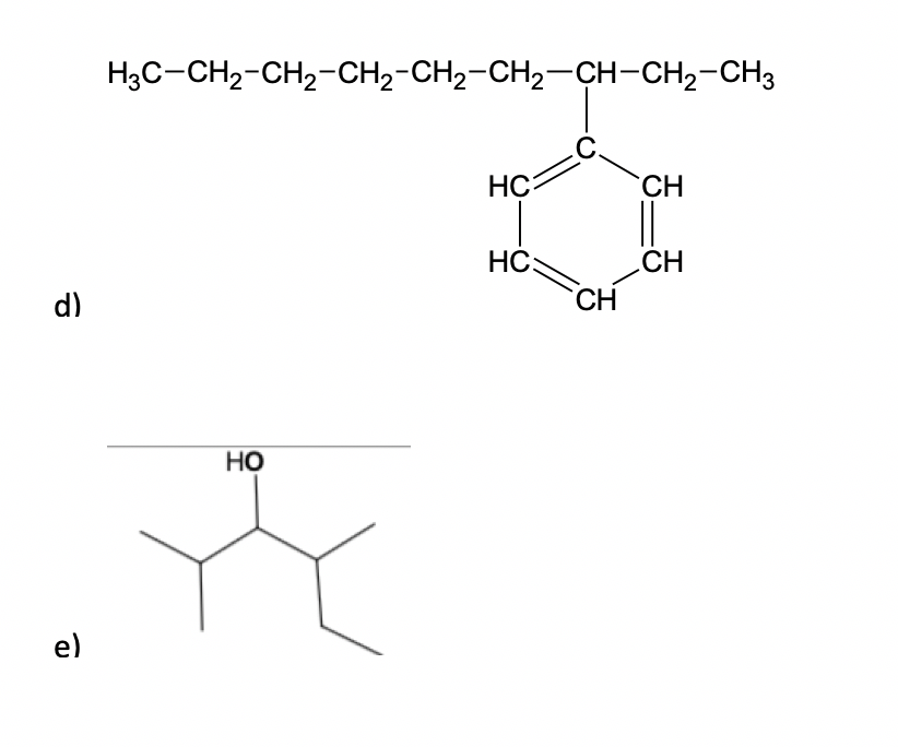 Solved H3C-CH2-CH2-CH2-CH2-CH2-CH-CH2-CH3 C. НС: CH НС: CH | Chegg.com