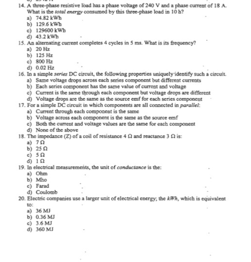 Solved Choose each question andwer with a reason Choose | Chegg.com