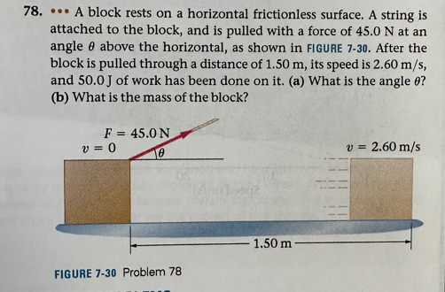 Solved 8. ⋯ A block rests on a horizontal frictionless | Chegg.com