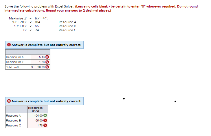 Solved Solve the following problem with Excel Solver: (Leove | Chegg.com