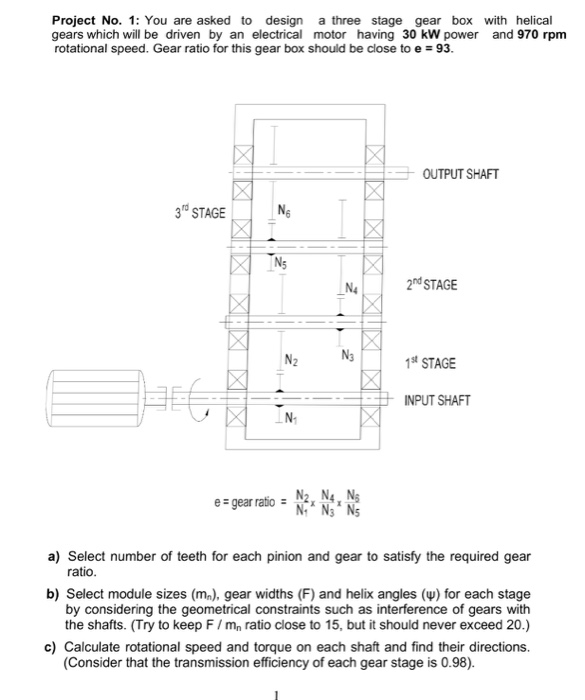 Solved Project No. 1: You are asked to design a three stage | Chegg.com